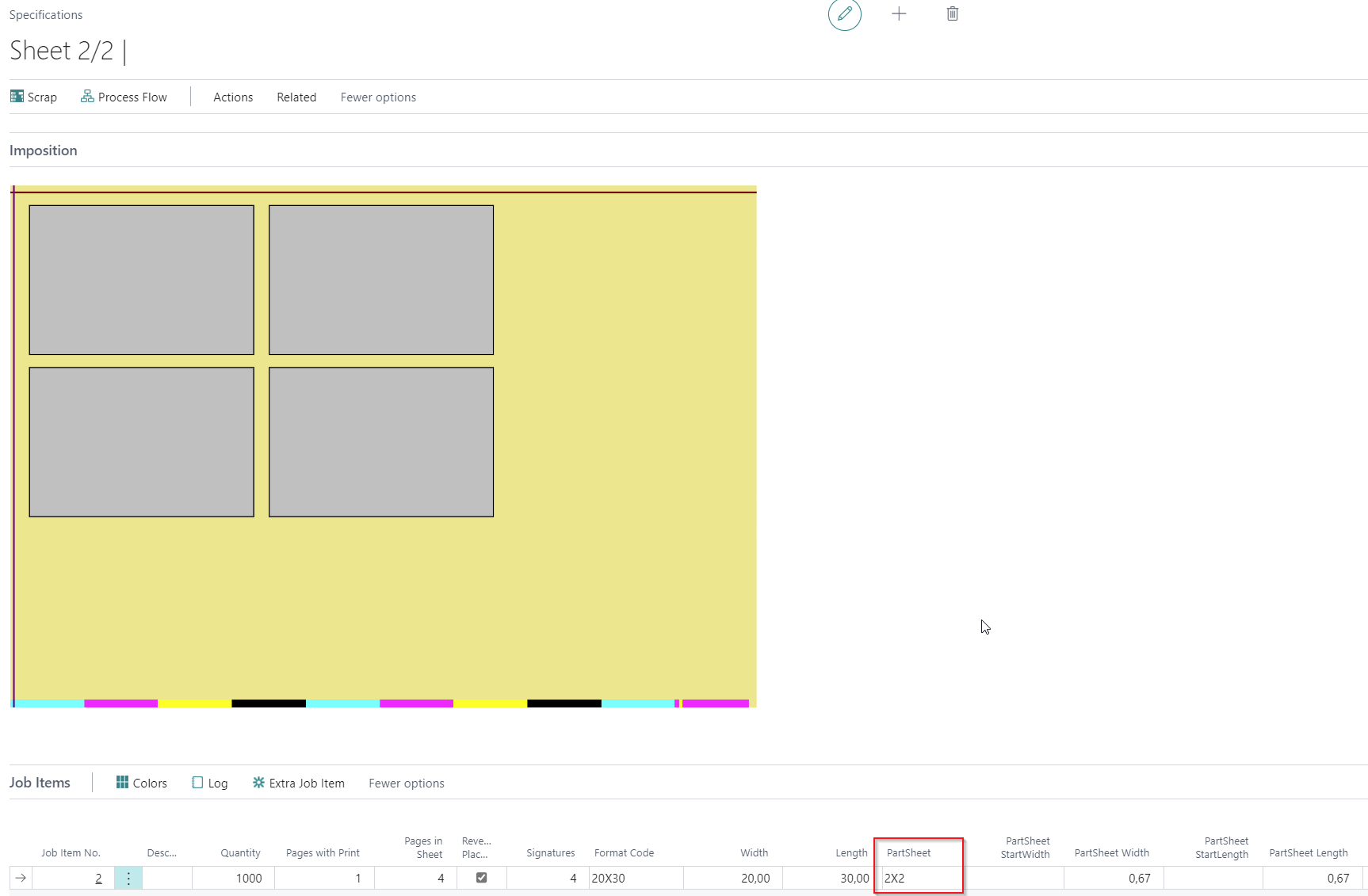 Combined Sheets - PrintVis Documentation